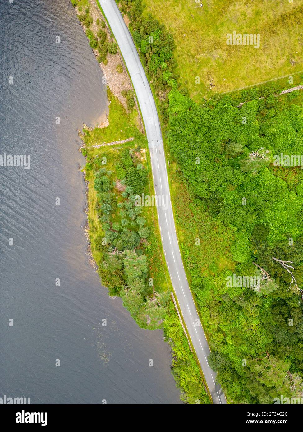 Road around Doo Lough, Delphi, County Mayo, Ireland Stock Photo - Alamy