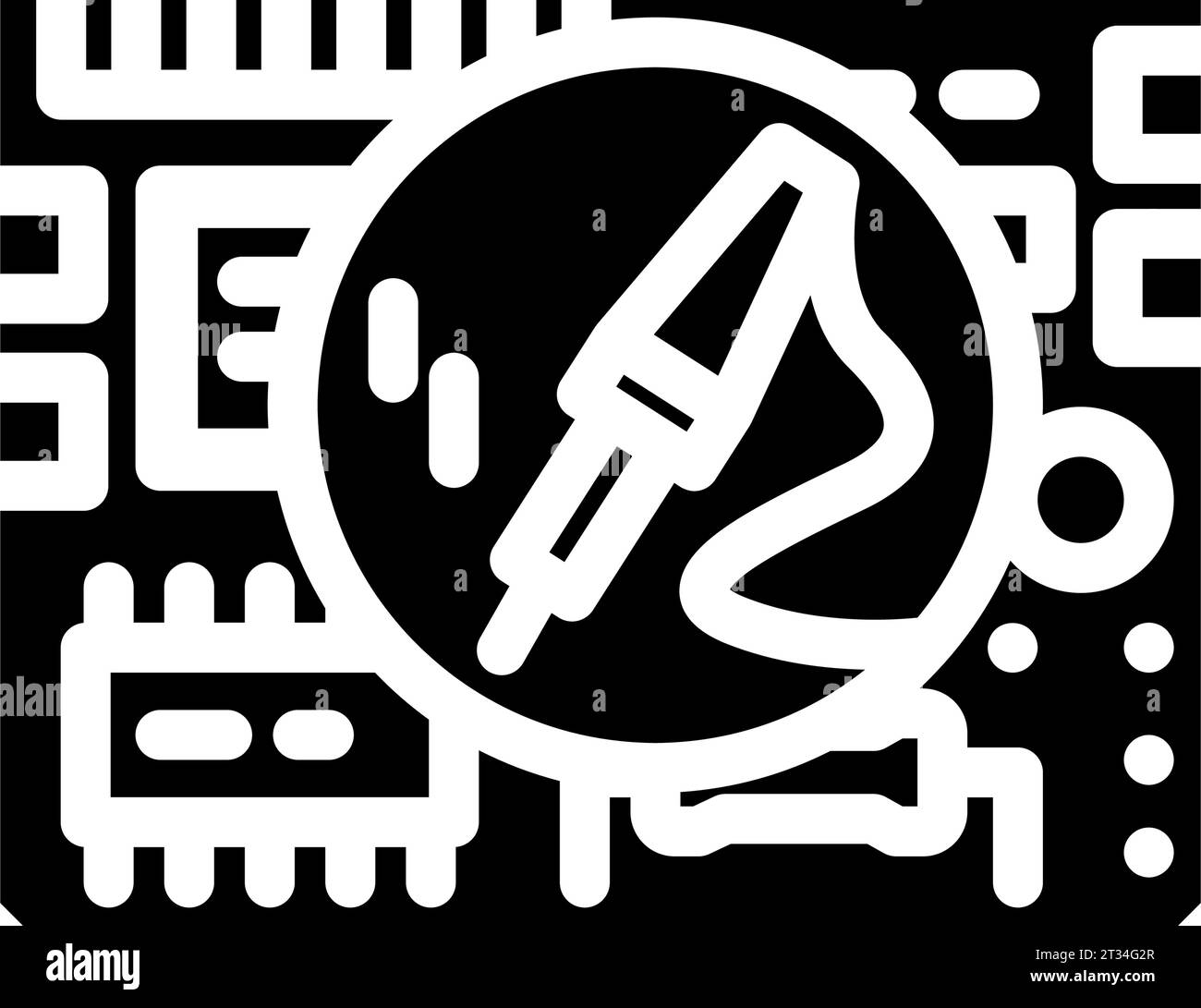 Electric circuit switch laboratory Stock Vector Images - Alamy