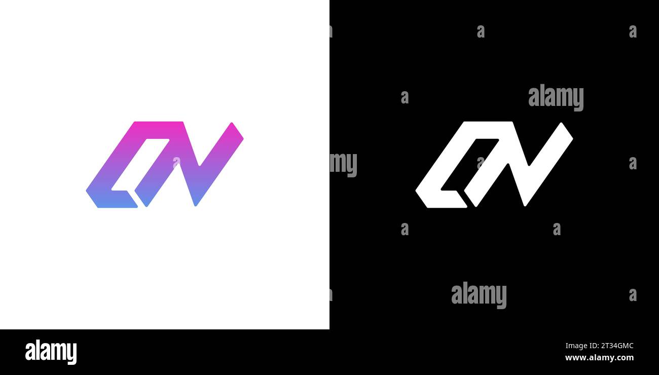 On initials logo hi-res stock photography and images - Alamy