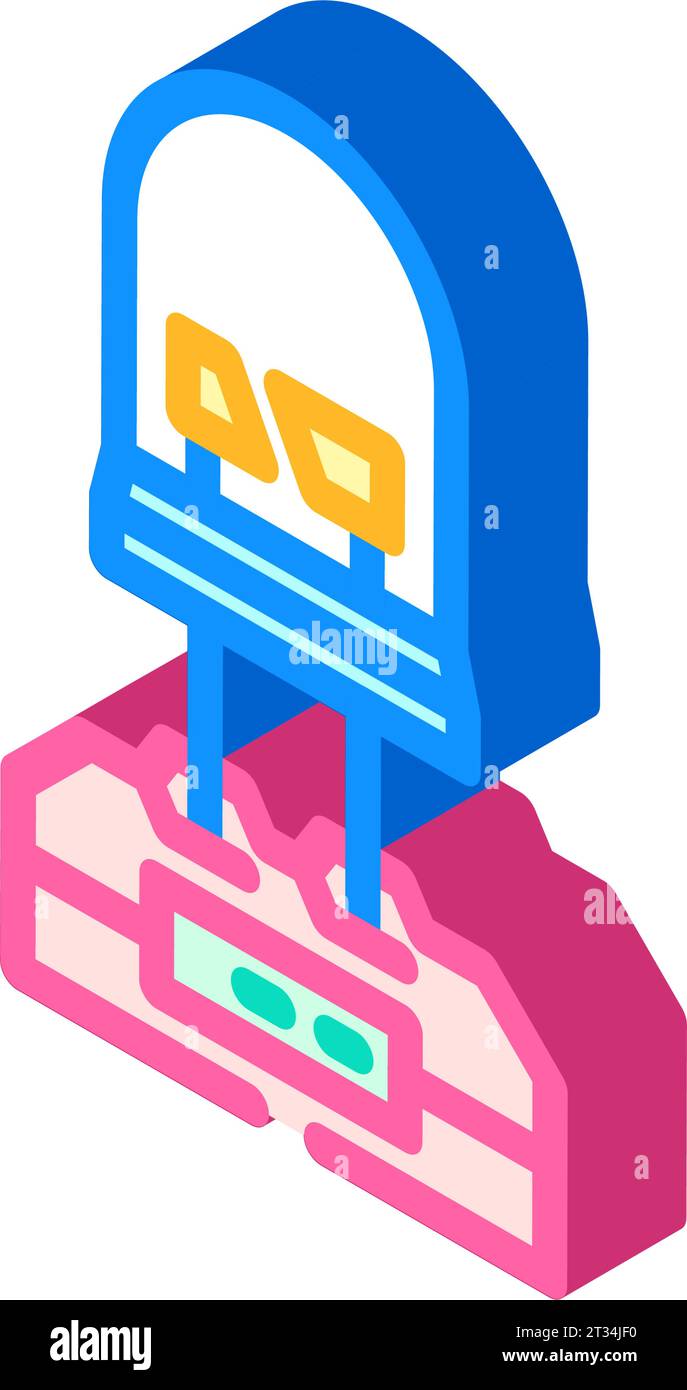 diode testing electronics isometric icon vector illustration Stock ... diode testing electronics isometric icon vector illustration Stock ...