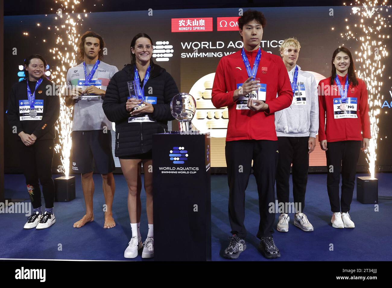 Budapest, Matthew Sates of South Africa and Zhang Yufei of China (from ...