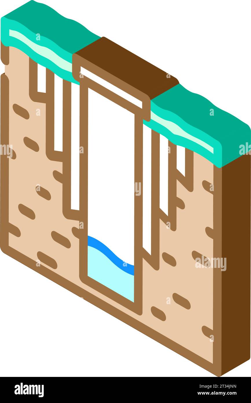 well design hydrogeologist isometric icon vector illustration Stock ...