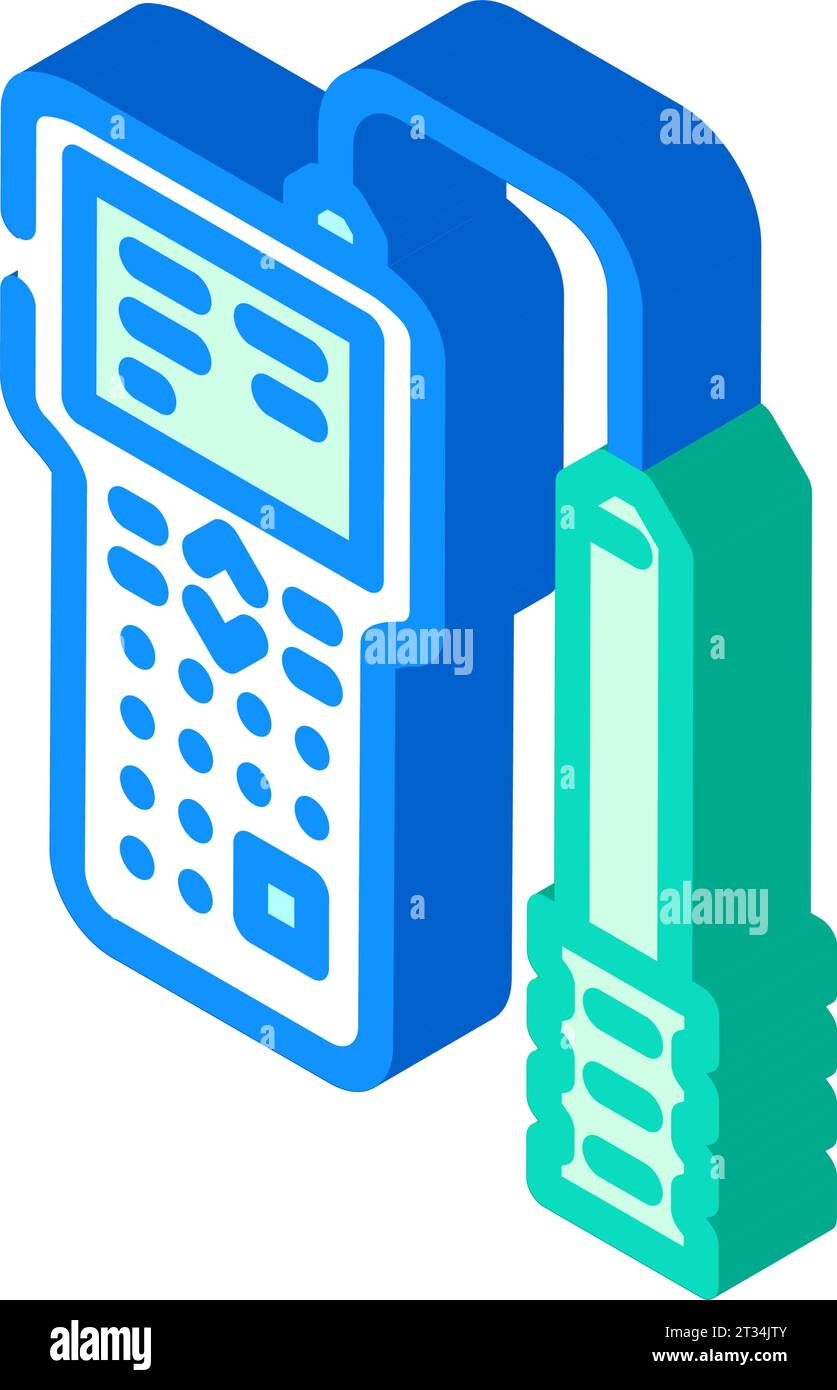 water quality testing hydrogeologist isometric icon vector illustration ...