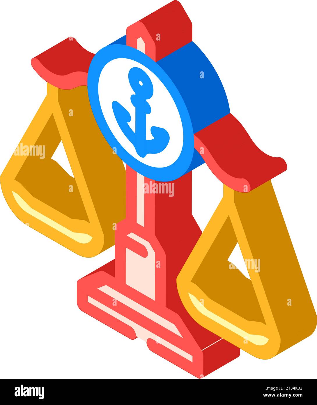 maritime law regulations isometric icon vector illustration Stock ...