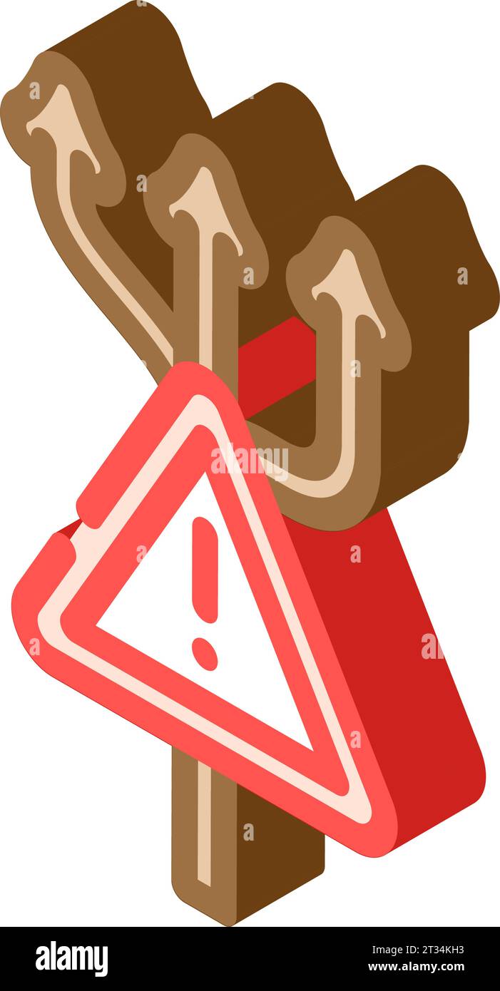 decision making risk isometric icon vector illustration Stock Vector ...