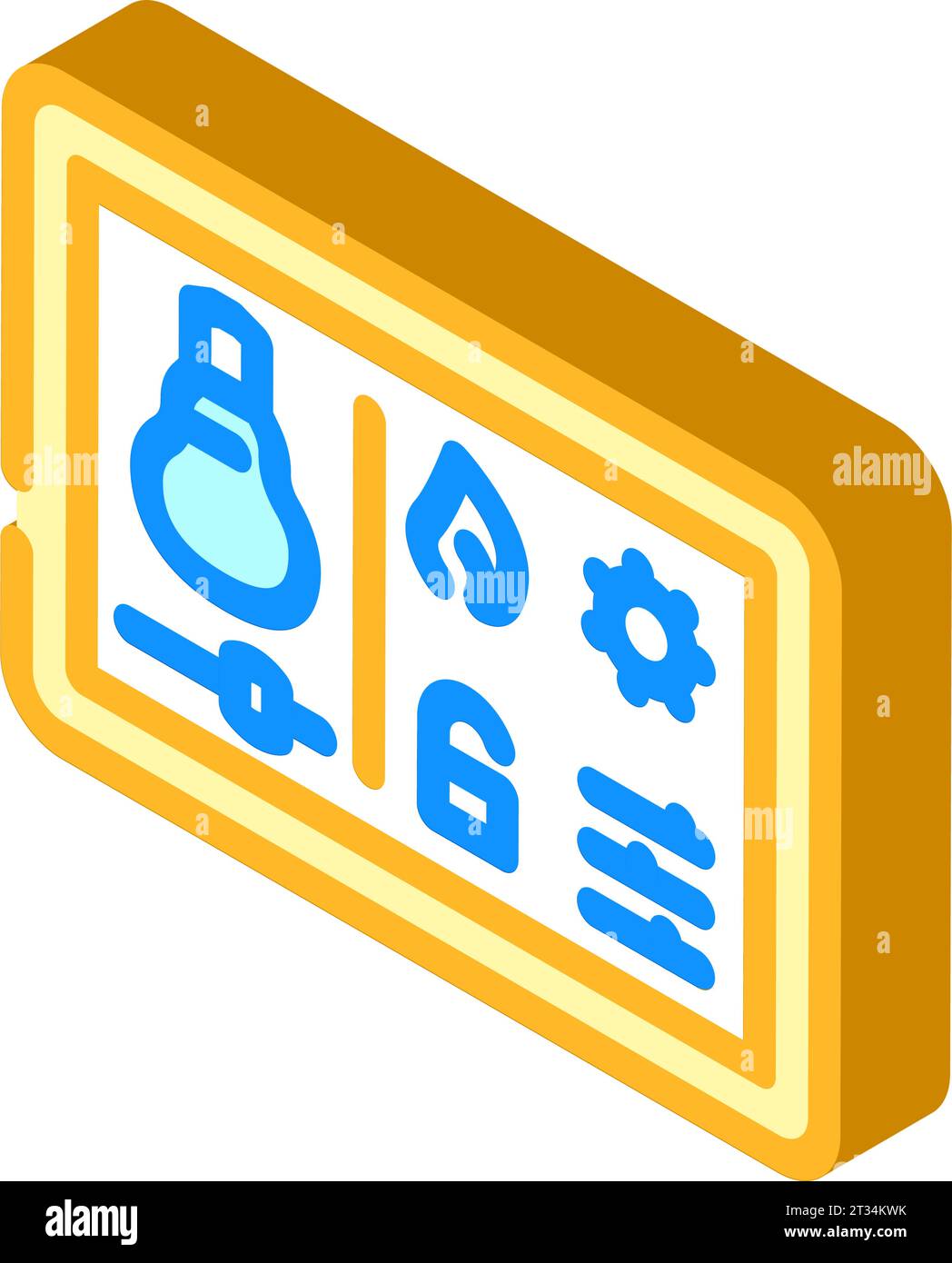 smart home hub isometric icon vector illustration Stock Vector Image ...