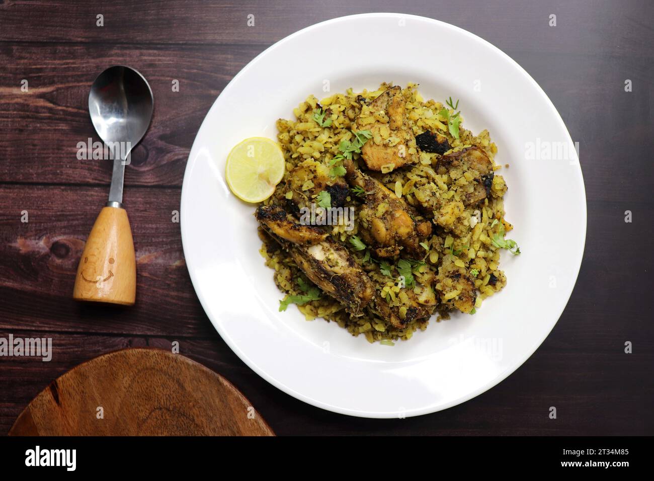 Chicken Poha Bhujing is a delicacy of Virar, Maharashtra. It is a ...