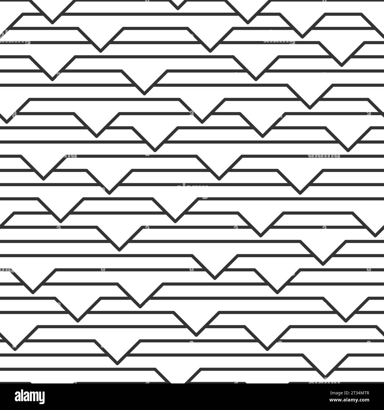 Seamless pattern of linear geometric shapes. Background for banner ...