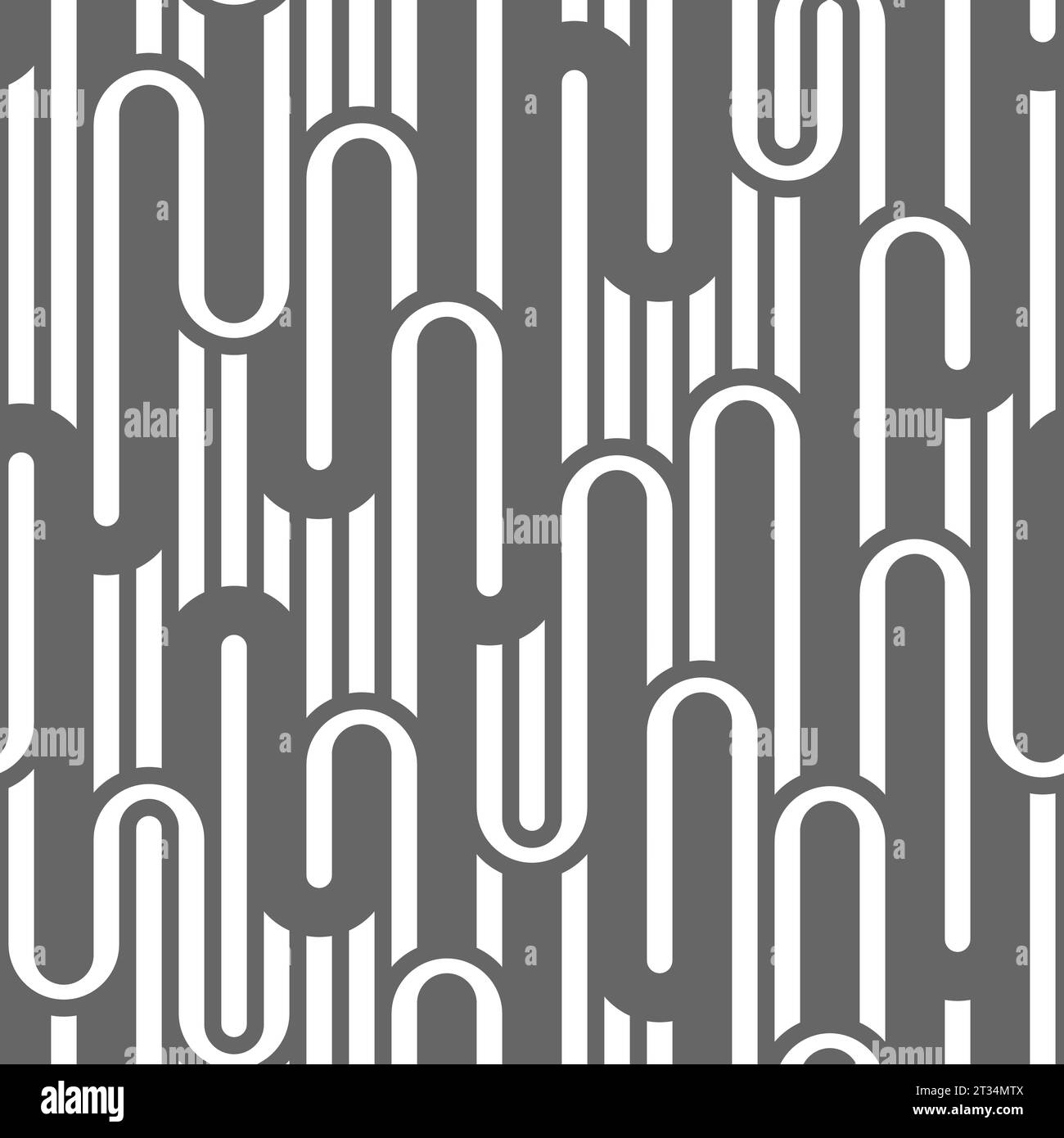 Monochrome seamless pattern of linear geometric shapes. Background for ...