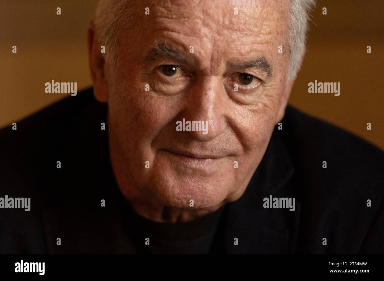 Singer Victor Manuel poses after an interview for Europa Press, at the ...