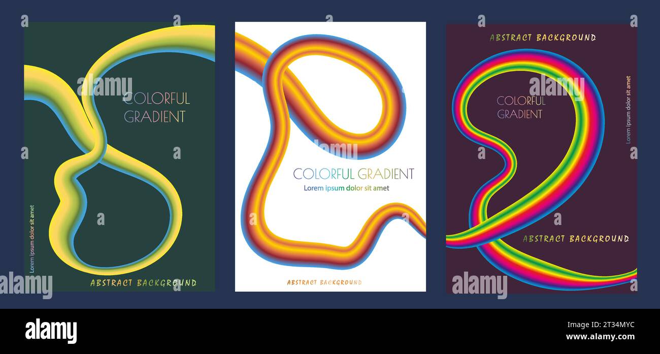 Linear gradient. Flower arrangement for posters, banners, covers ...