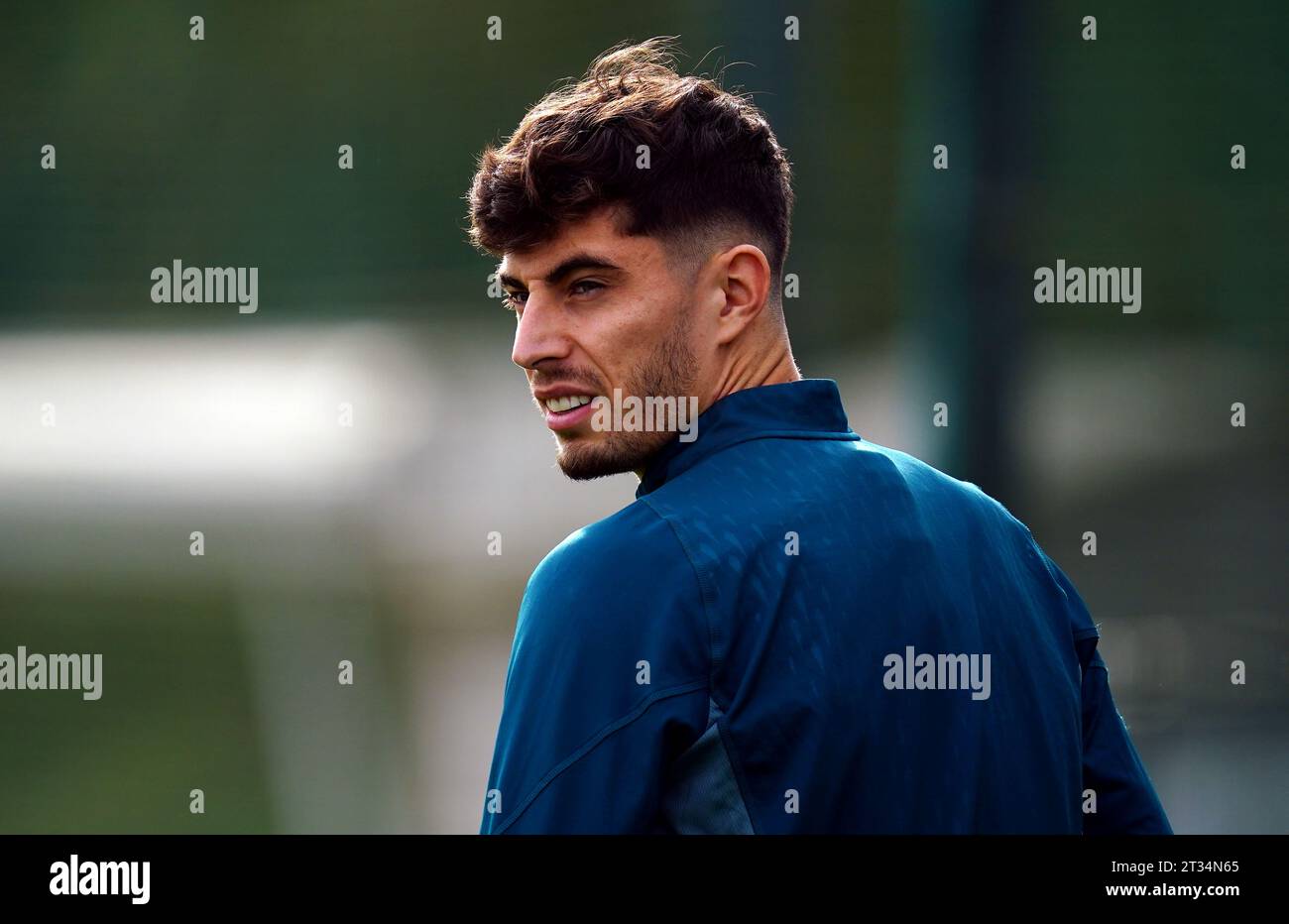 Arsenal’s Kai Havertz during a training session at the London Colney ...