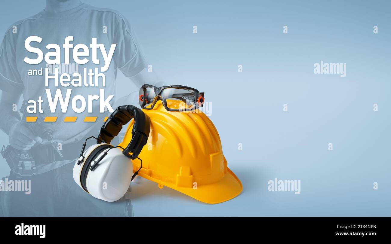 Personal protective equipment and workplace safety Stock Photo - Alamy