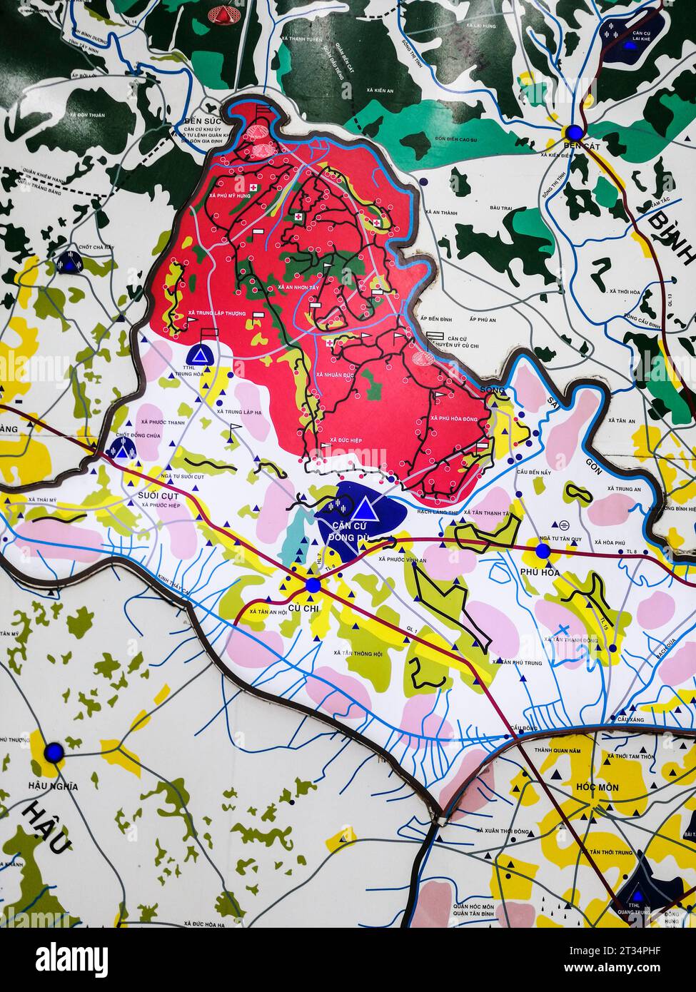 Vietnam, Chu Chi tunnels Stock Photo - Alamy