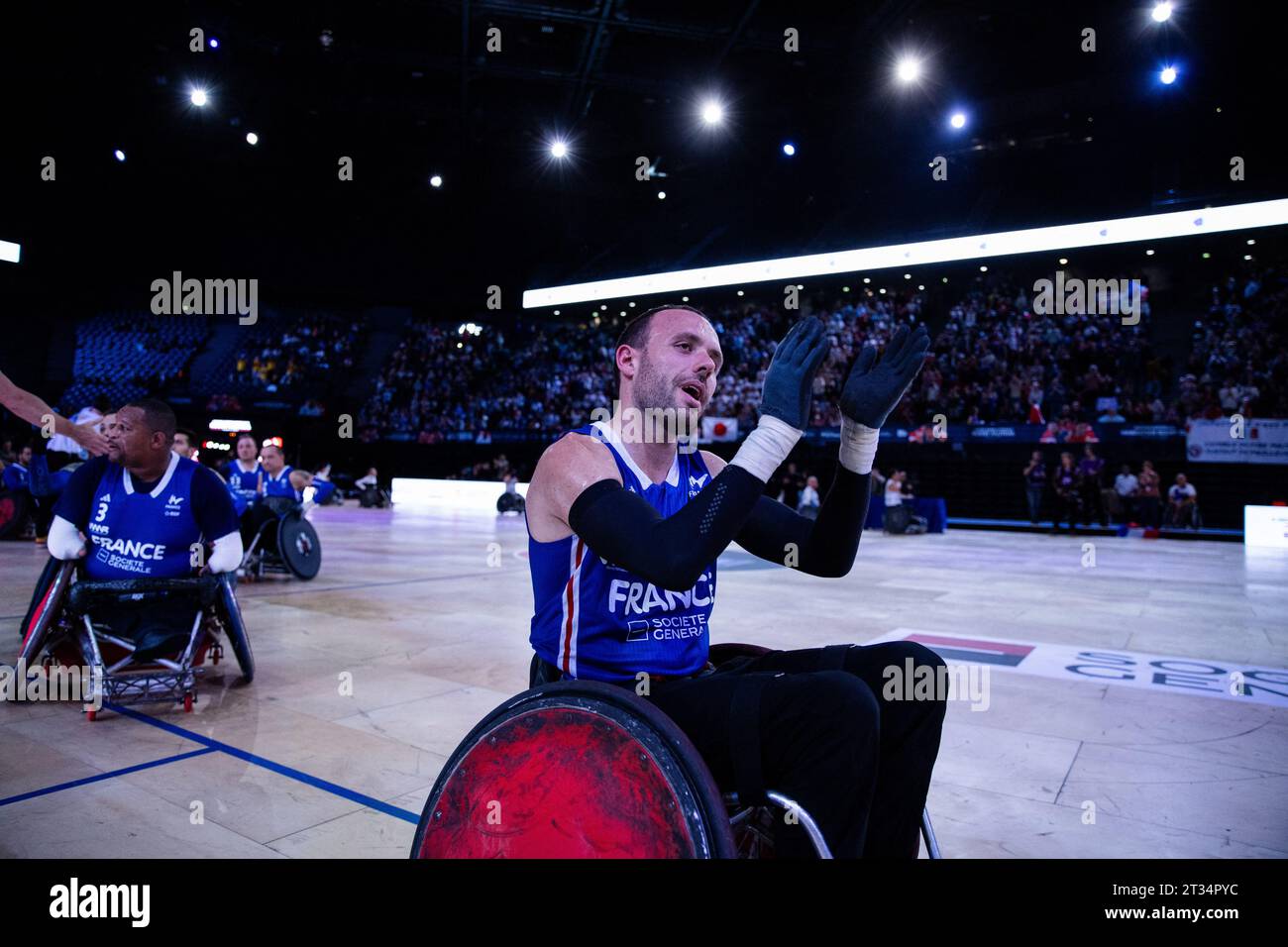 Jonathan Hivernat #21 of France during the International Wheelchair ...