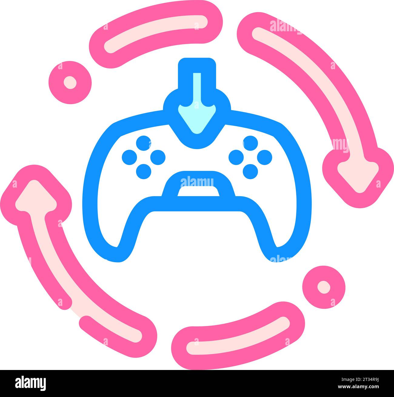 updates game development color icon vector illustration Stock Vector ...