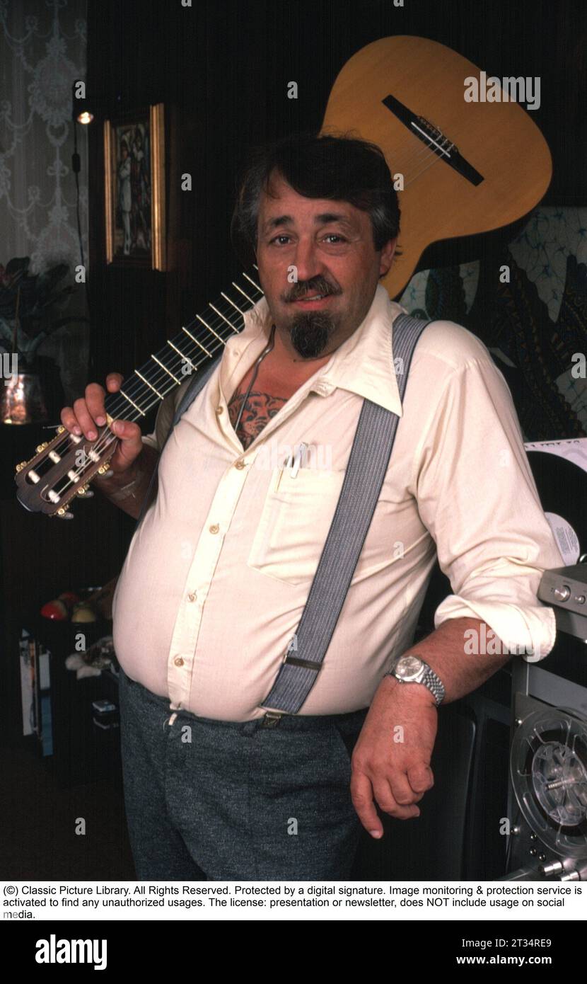 Cornelis Vreeswijk. Dutch-born Swedish singer songwriter, poet and ...