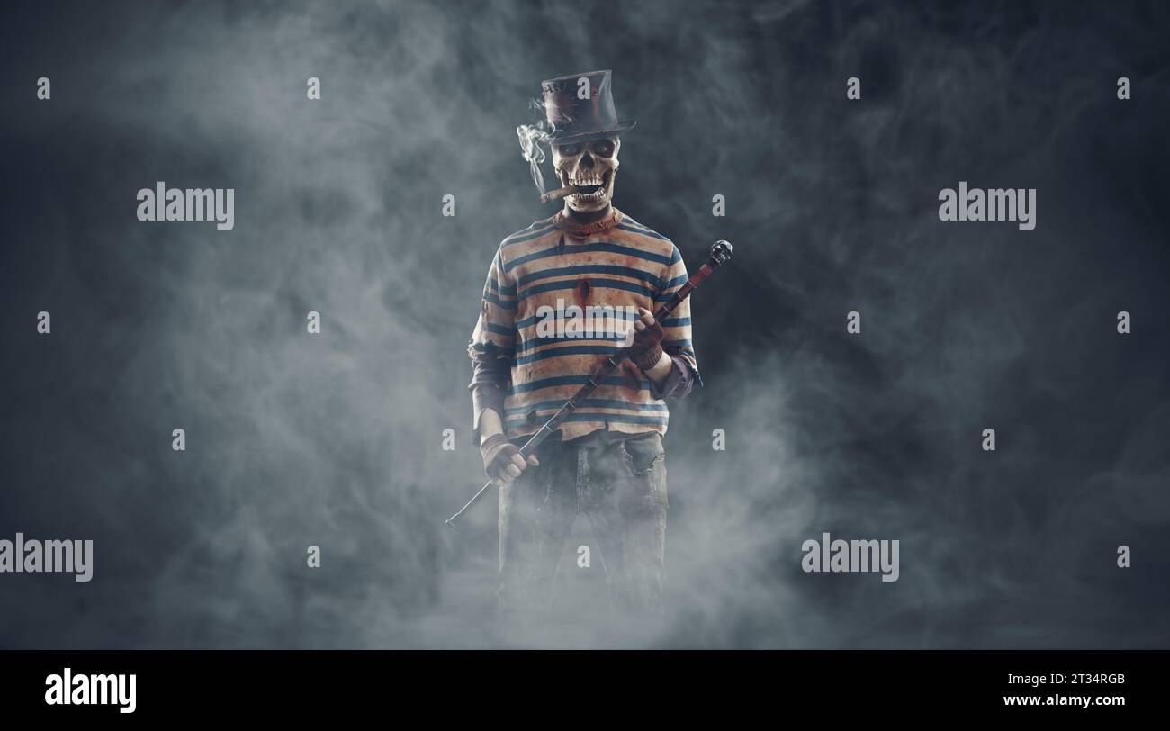 Creepy zombie man looking camera hi-res stock photography and images ...