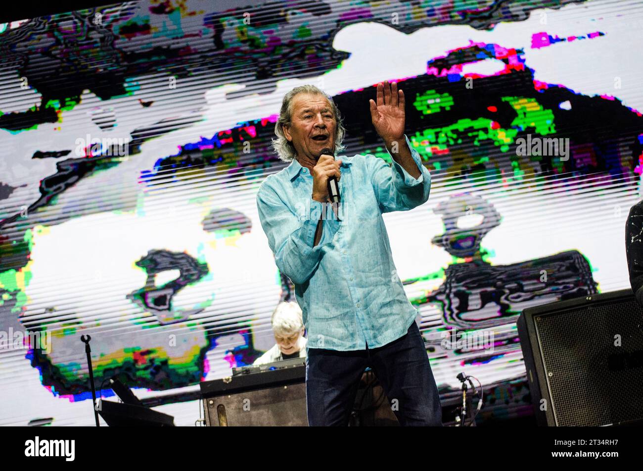 Ian Gillan of Deep Purple performing at Rockwave Festival in Athens ...