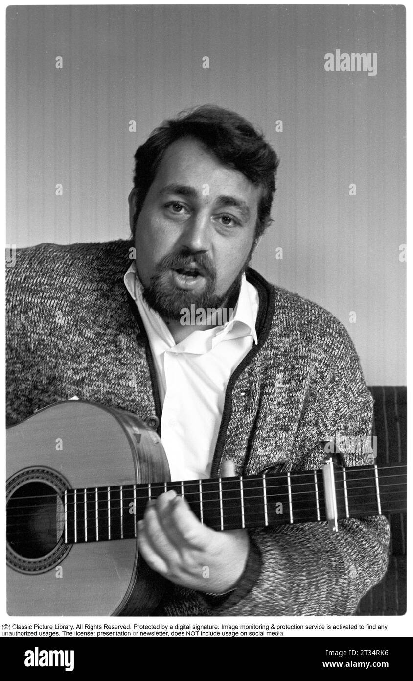 Cornelis Vreeswijk. Dutch-born Swedish singer songwriter, poet and ...