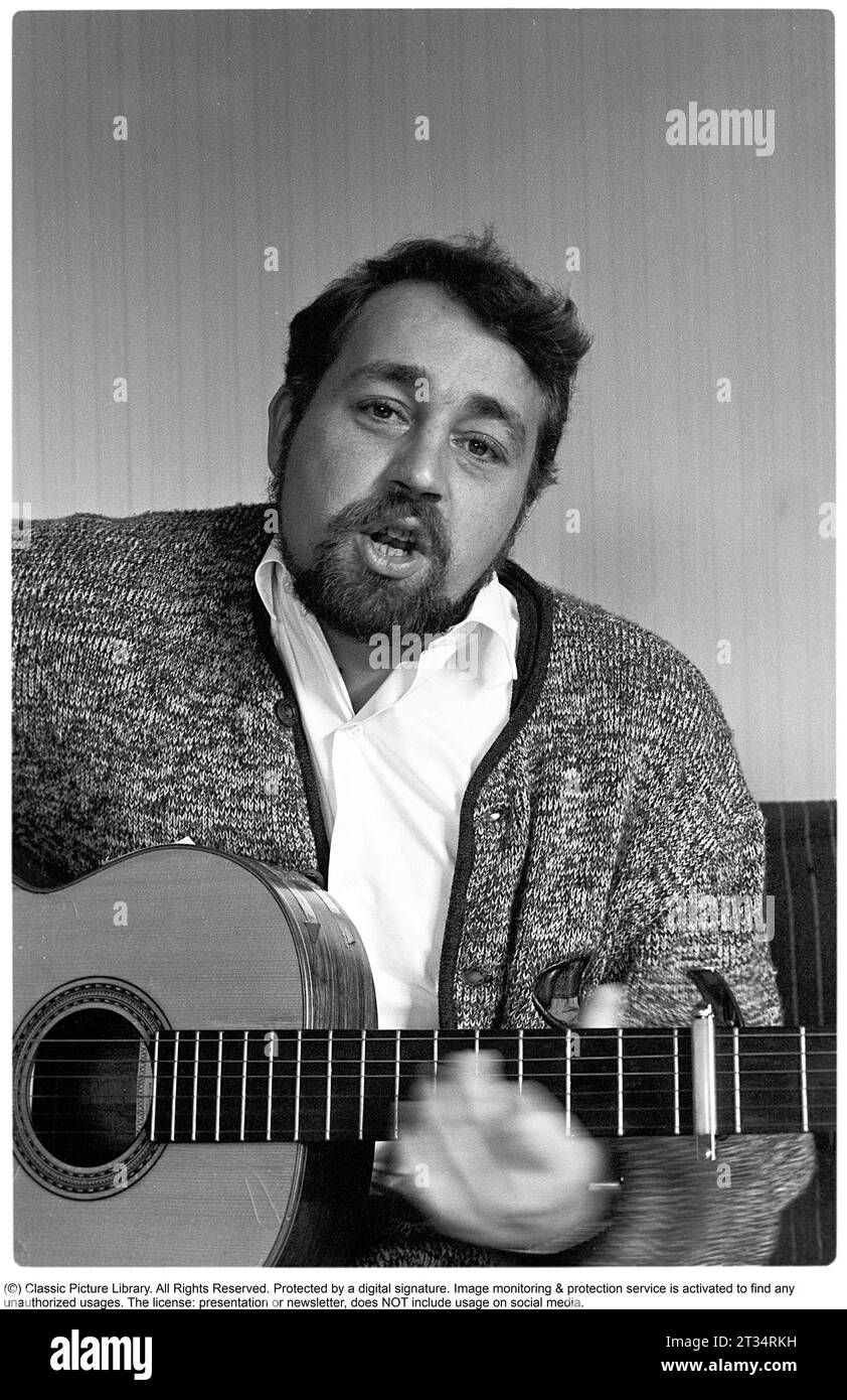 Cornelis Vreeswijk. Dutch-born Swedish singer songwriter, poet and ...