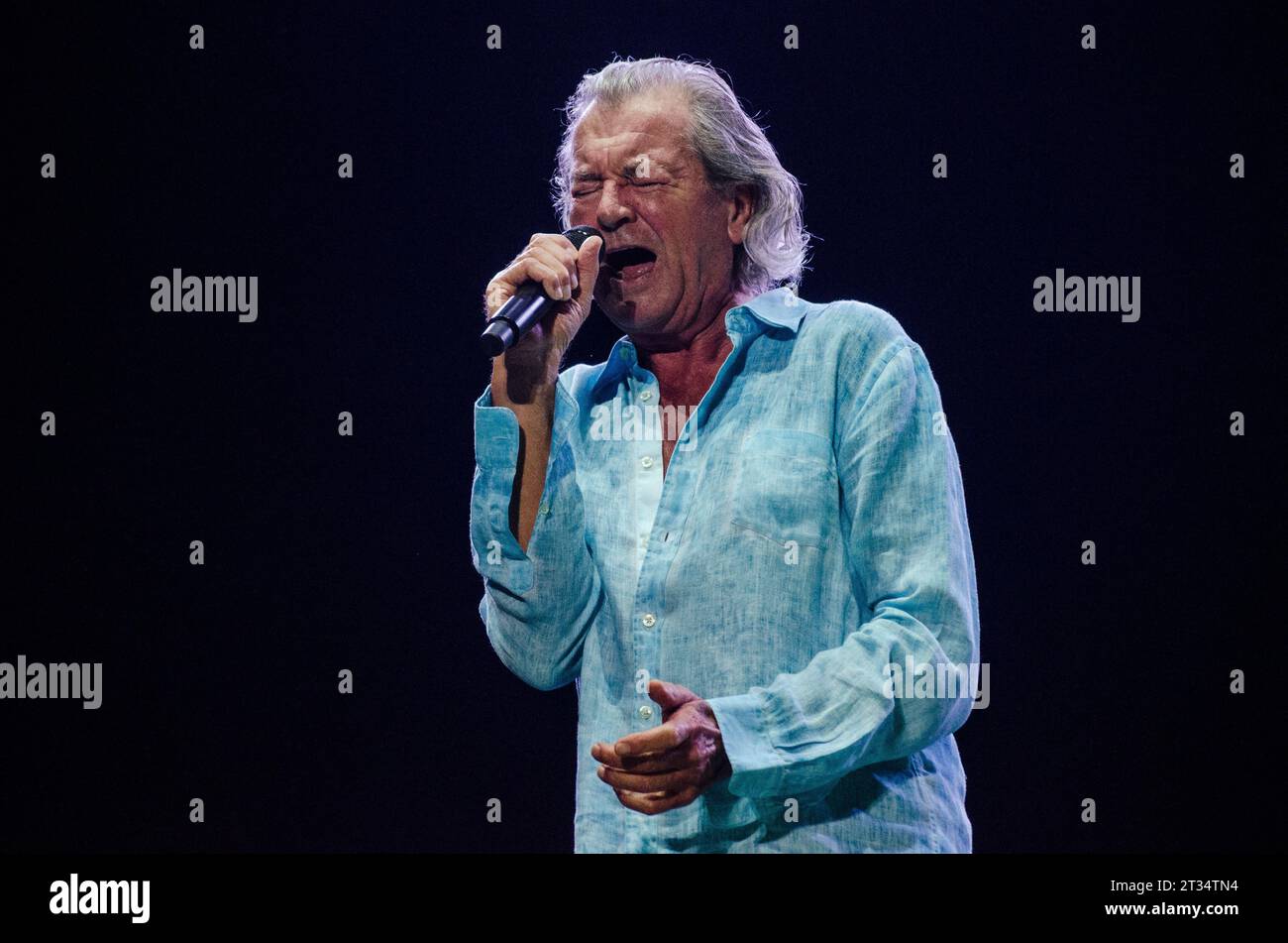 Ian Gillan of Deep Purple performing at Rockwave Festival in Athens ...