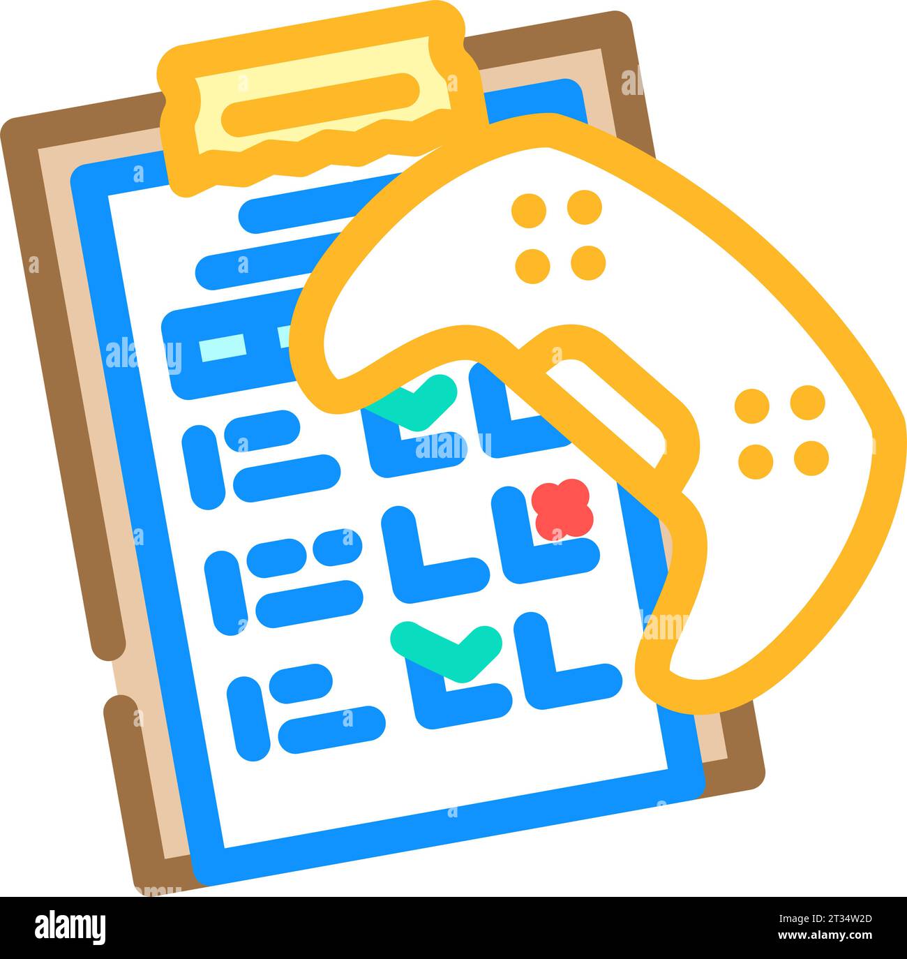 testing game development color icon vector illustration Stock Vector ...