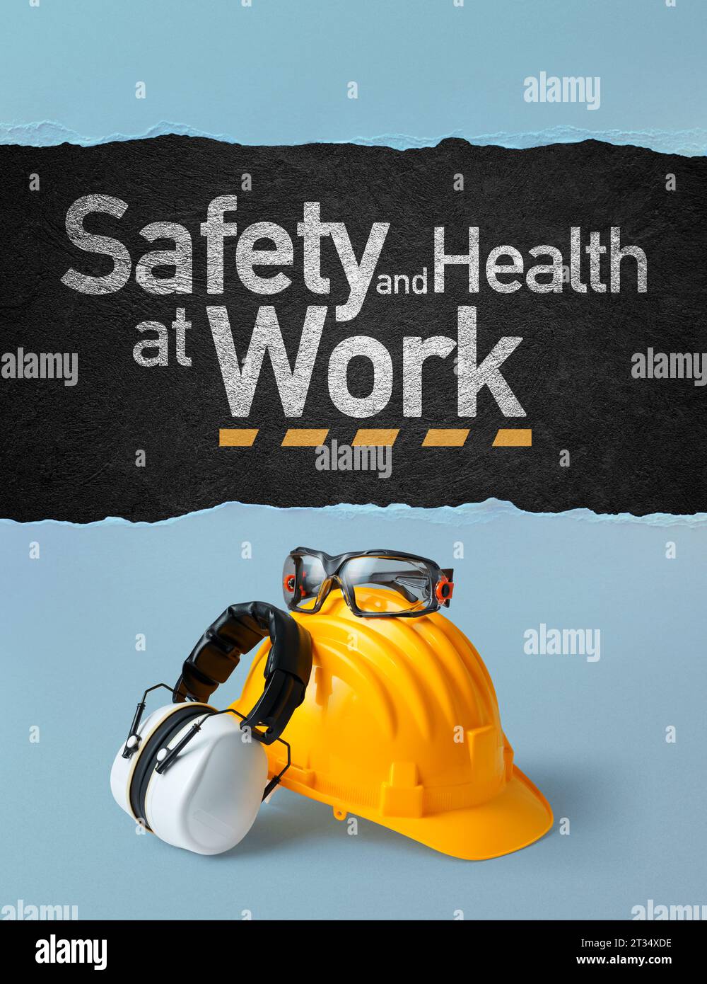 Personal protective equipment and workplace safety Stock Photo - Alamy