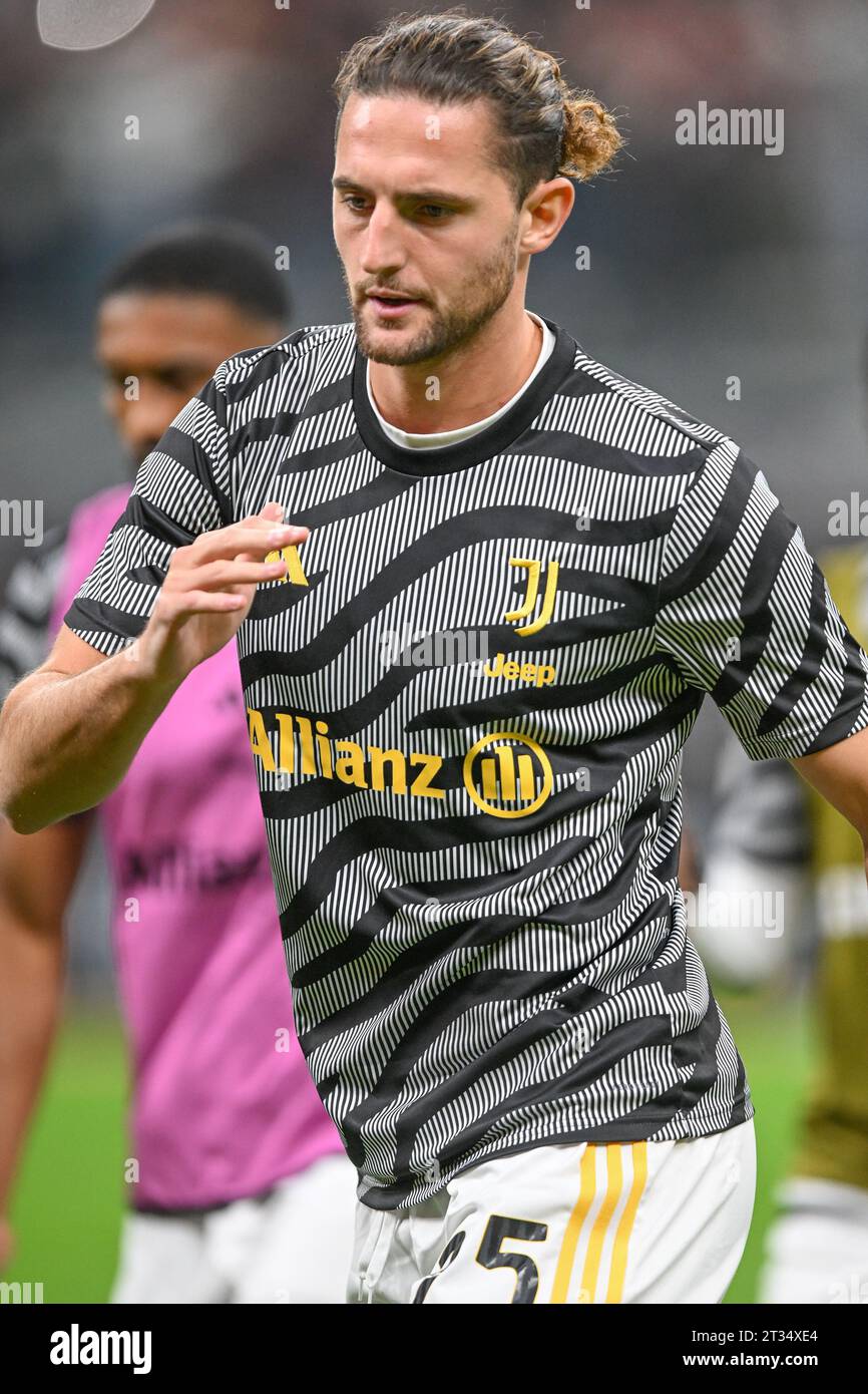 Milano, Italy. 22nd Oct, 2023. Adrien Rabiot (25) of Juventus is ...