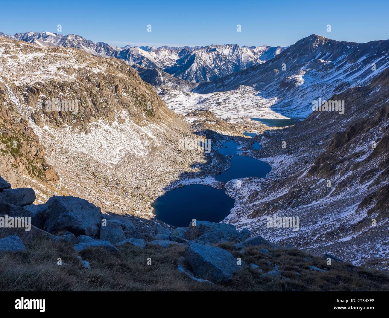 Pyrenees mountain lakes Stock Photo - Alamy