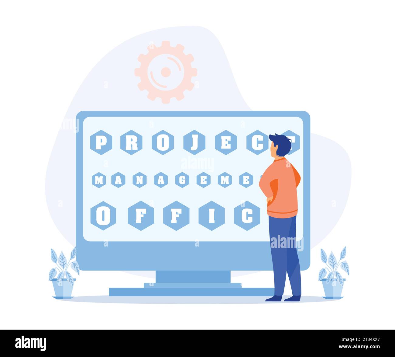 Front office manager Stock Vector Images - Alamy