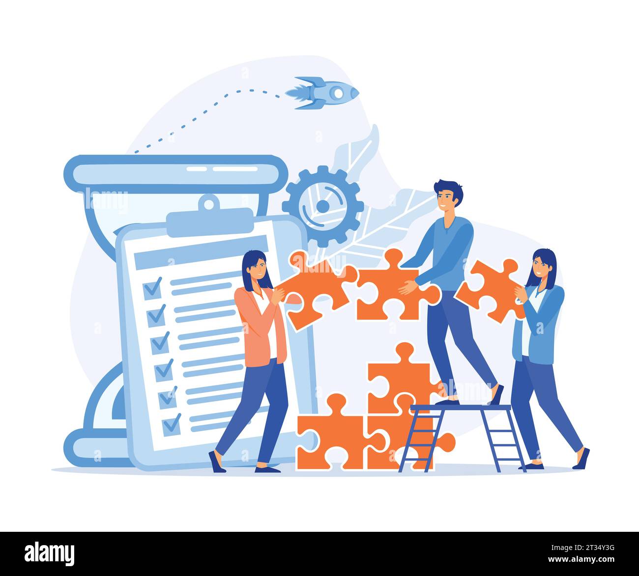 Project management. Business process and planning, work flow ...