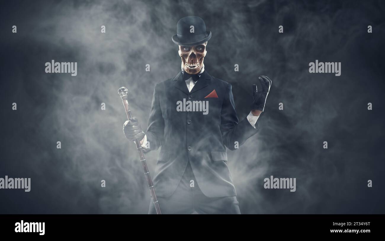 Creepy zombie man looking camera hi-res stock photography and images ...
