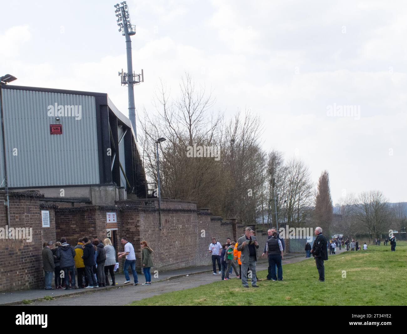 Outside Port Vale's football ground Stock Photo - Alamy