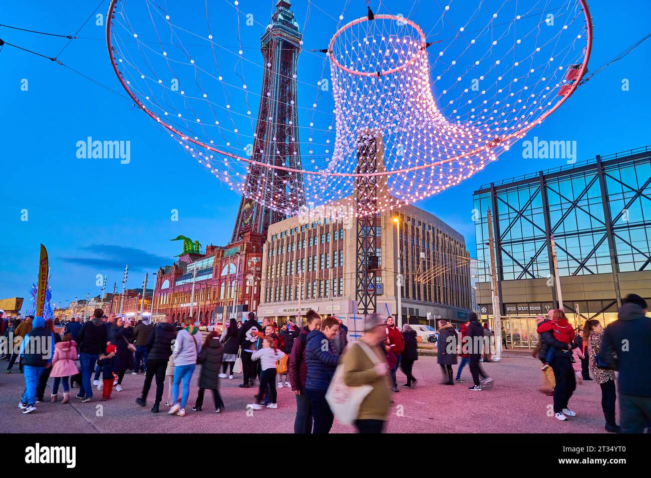 The annual Lightpool event in Blackpool illuminaion Stock Photo - Alamy