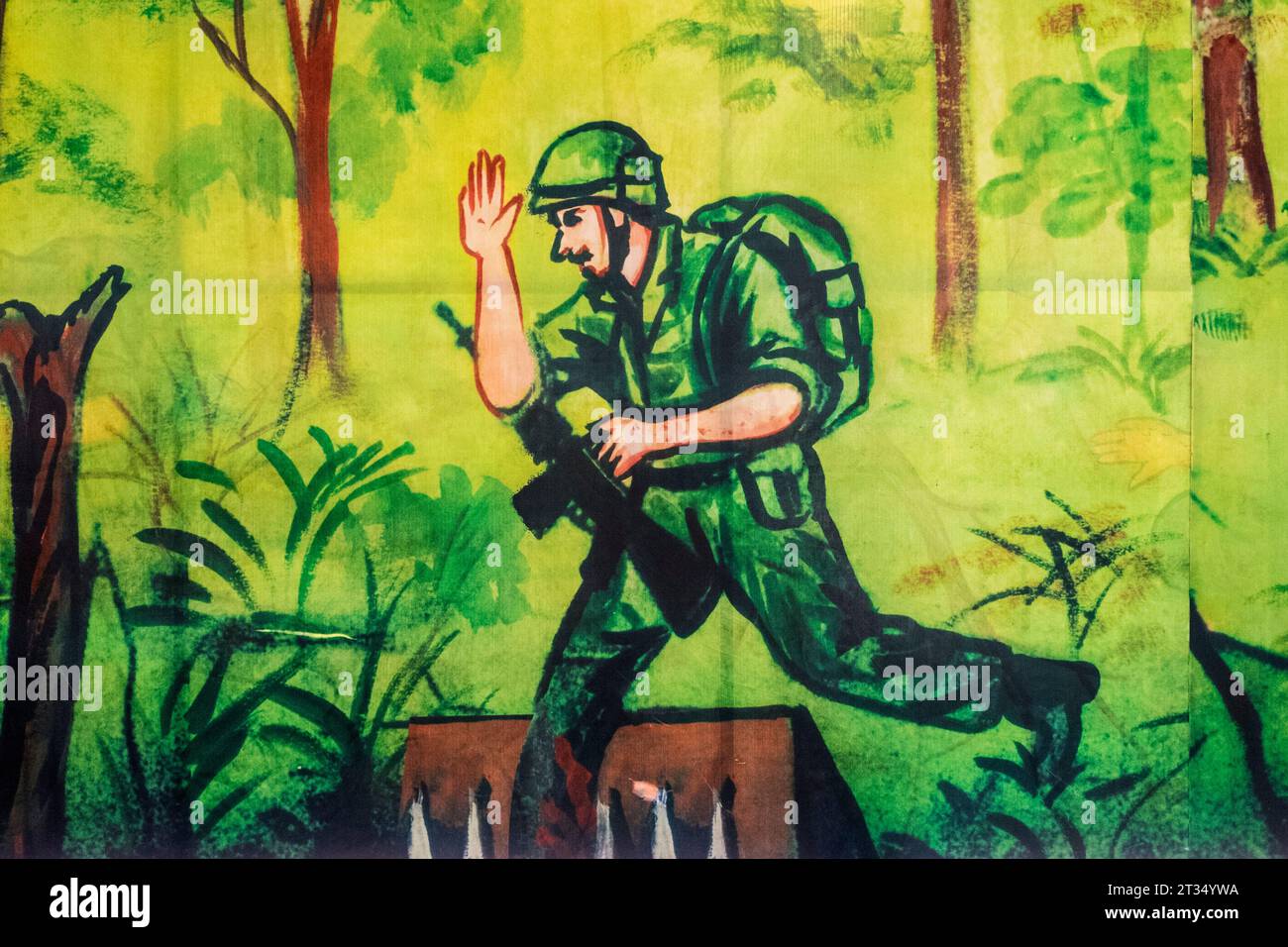 Vietnam, Chu Chi tunnels Stock Photo - Alamy