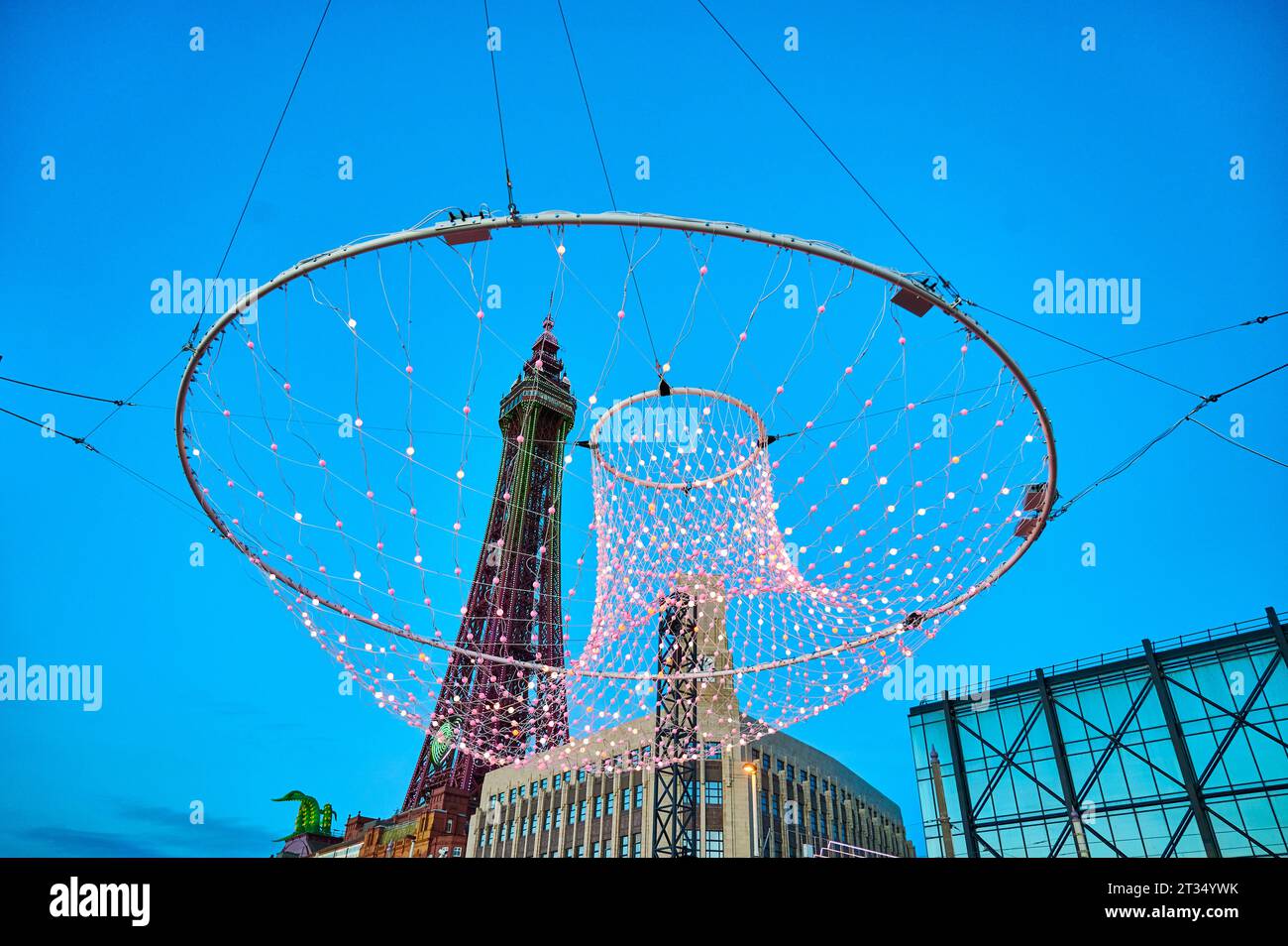 The annual Lightpool event in Blackpool illuminaion Stock Photo - Alamy