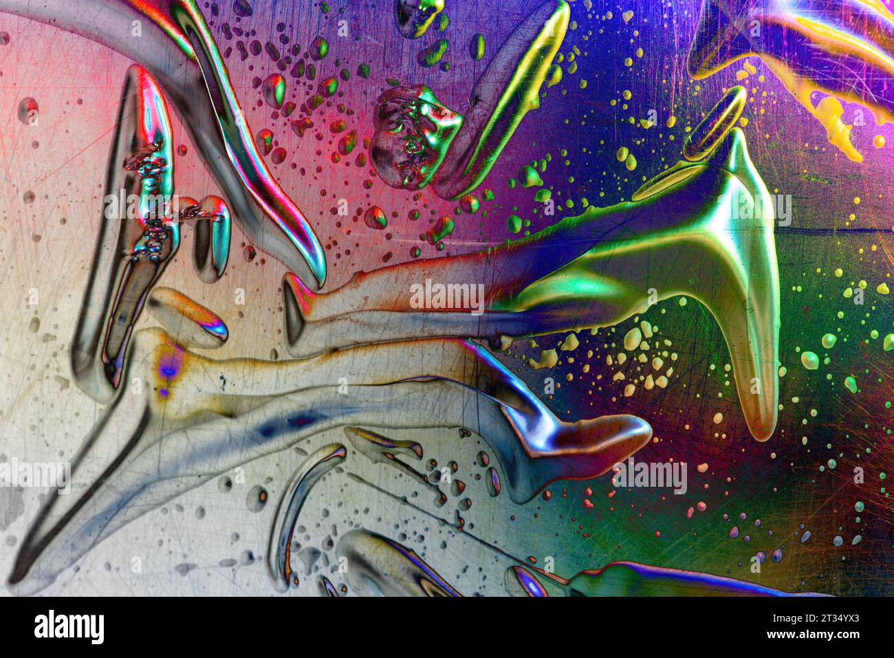 Colorful abstract image of bubble wrap with the bubble and scratch ...