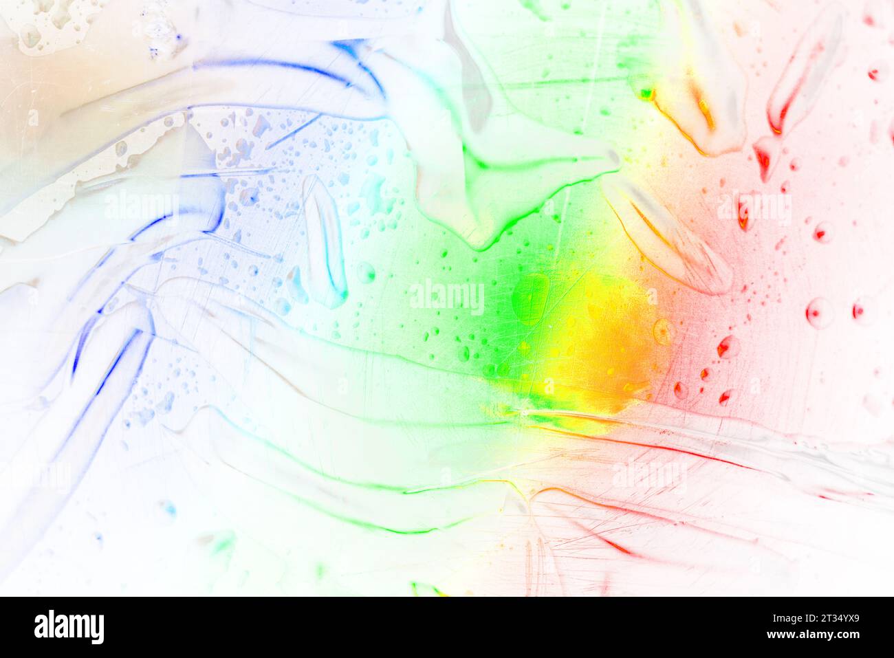 Colorful abstract image of bubble wrap with the bubble and scratch ...