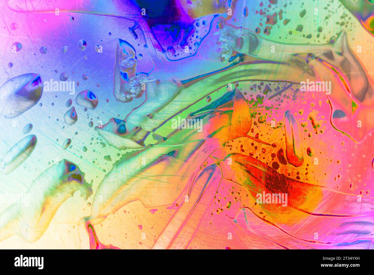 Colorful abstract image of bubble wrap with the bubble and scratch ...