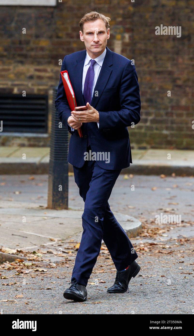London, UK. 23rd Oct, 2023. Chris Philp arrives in Downing Street. The ...