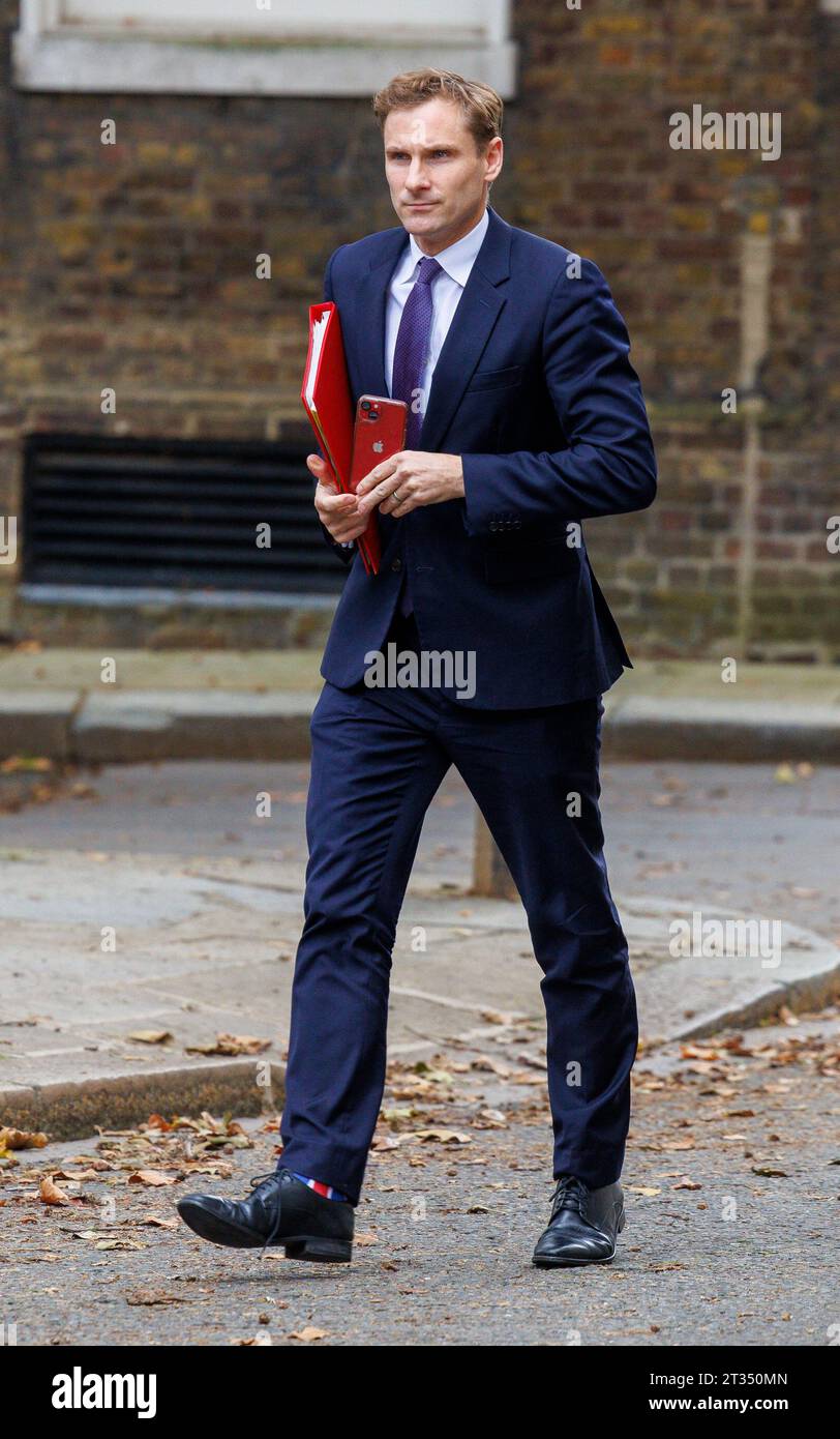 London, UK. 23rd Oct, 2023. Chris Philp arrives in Downing Street. The ...