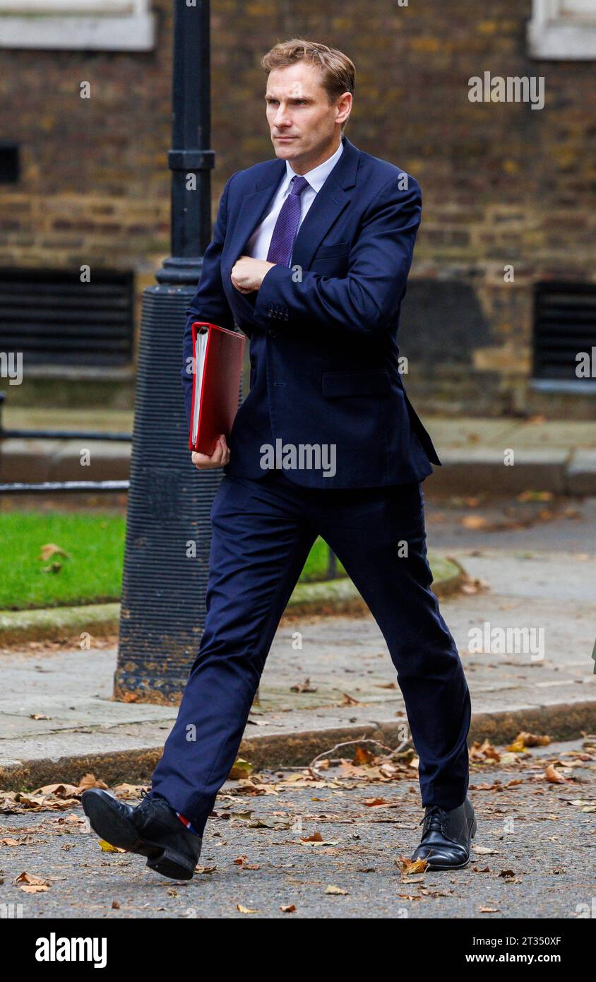 London, UK. 23rd Oct, 2023. Chris Philp arrives in Downing Street. The ...
