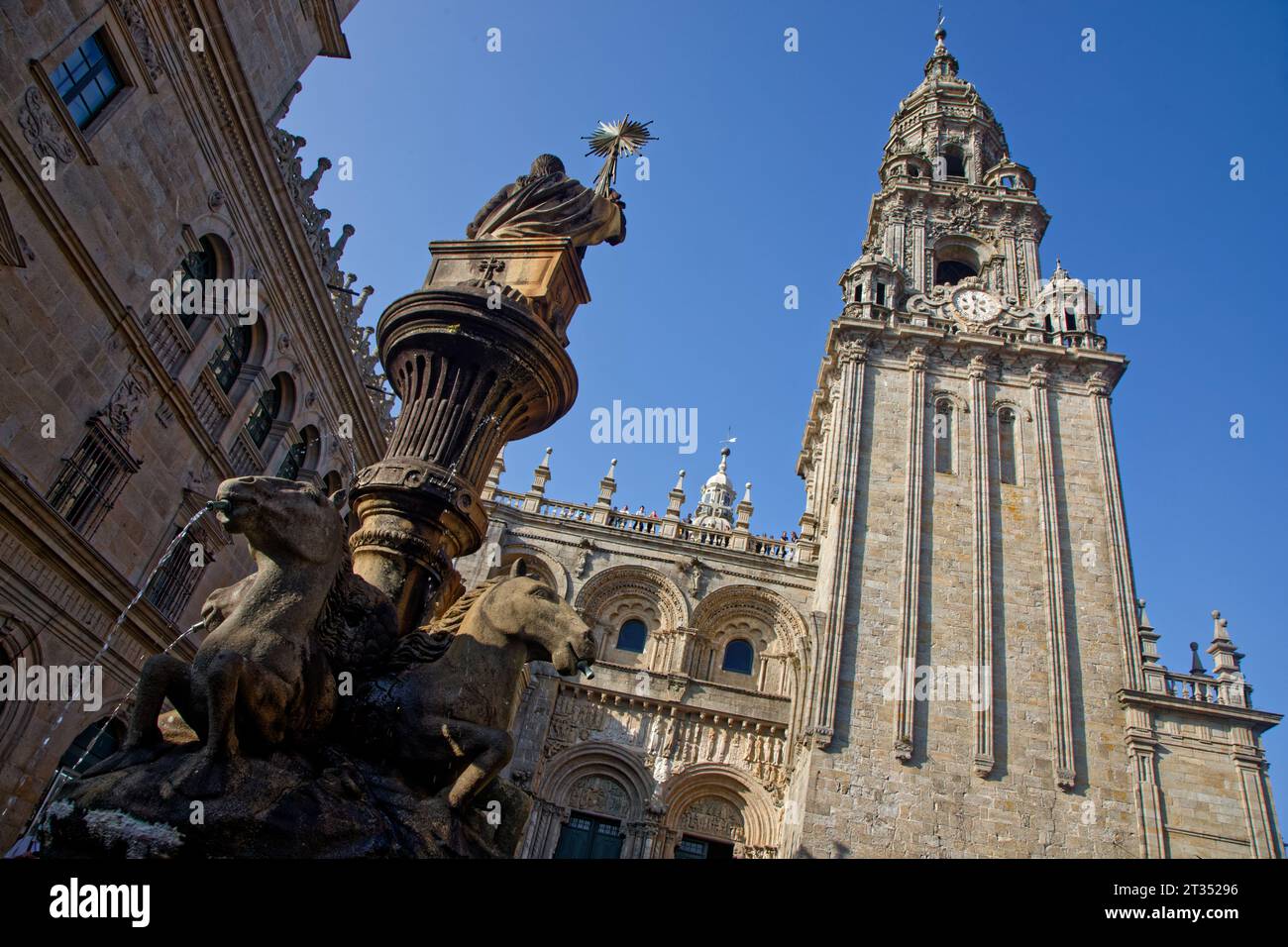 SANTIAGO DE COMPOSTELLA, October 5, 2023 : Urban Baroque Praza das ...