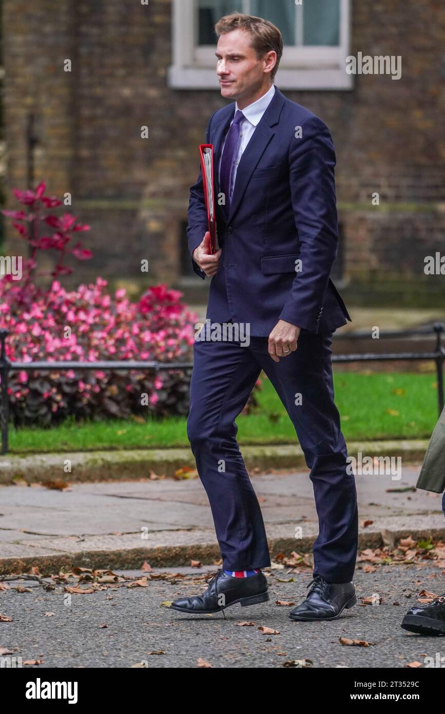 London , UK 23 October 2023. Chris Philp, Minister of State for Crime ...