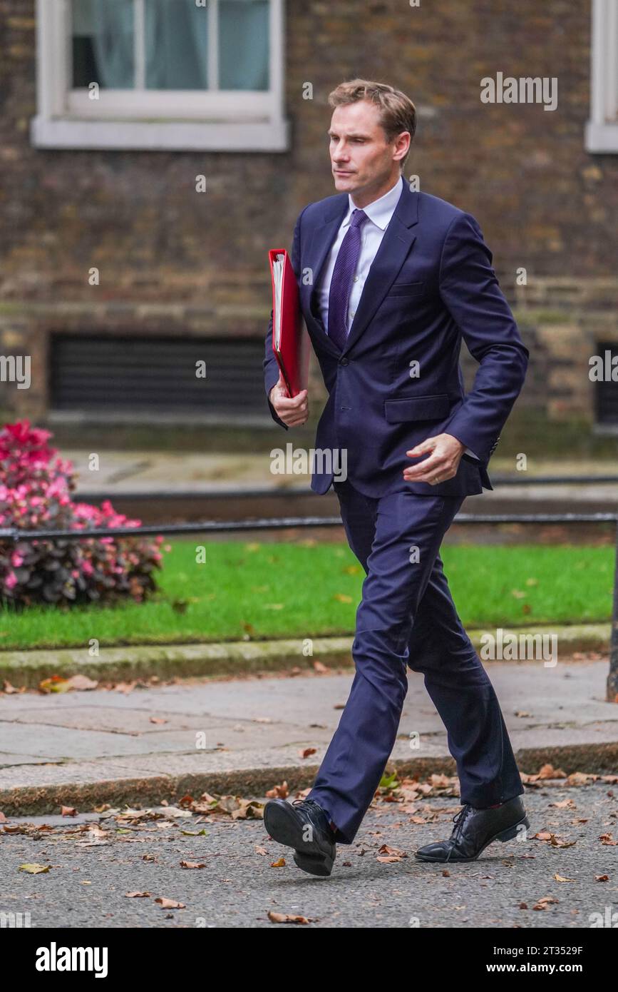 London , UK 23 October 2023. Chris Philp, Minister of State for Crime ...