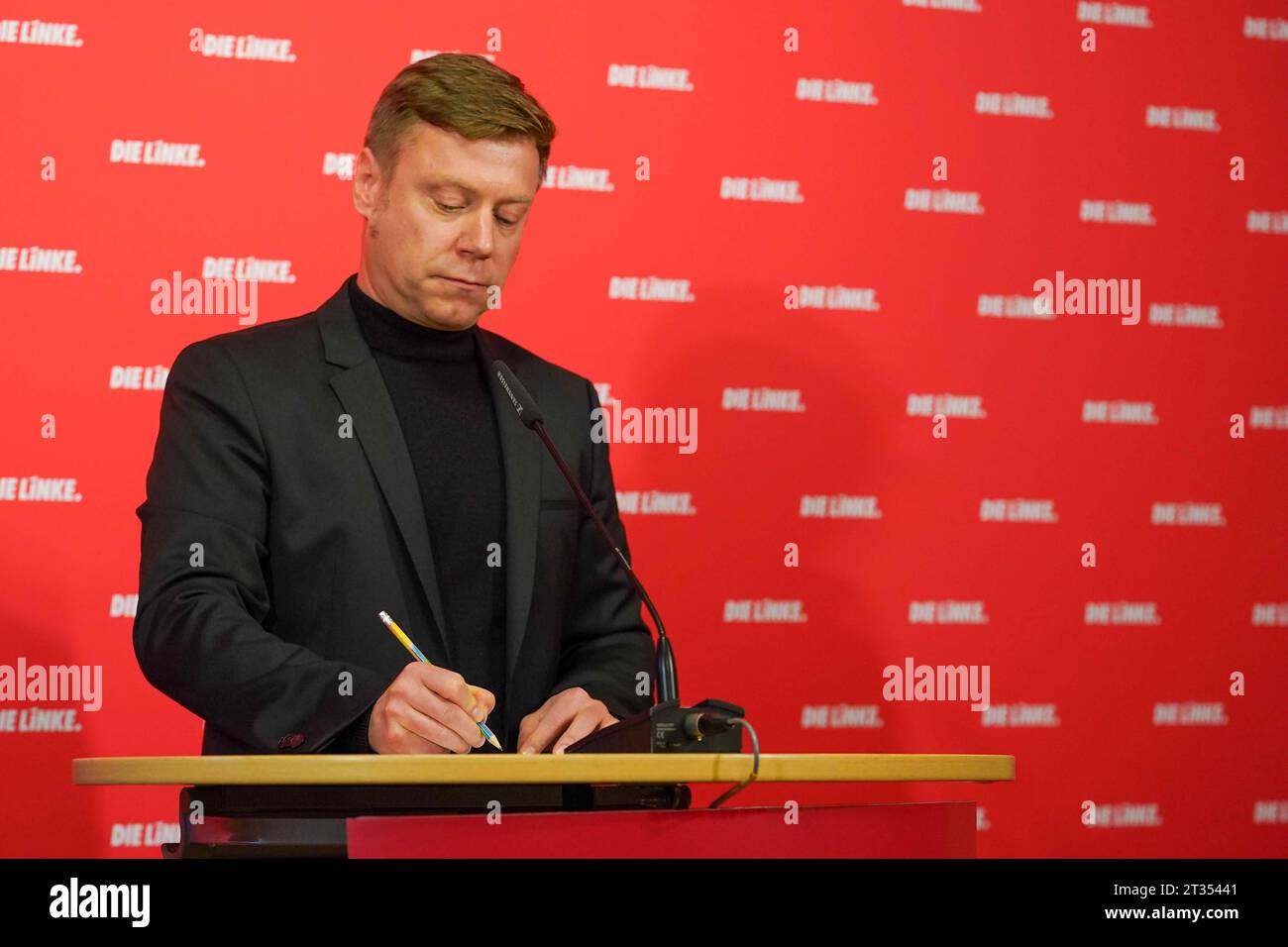 Berlin, Deutschland 23. Oktober 2023: Pressekonferenz Die Linke - 23.10 ...
