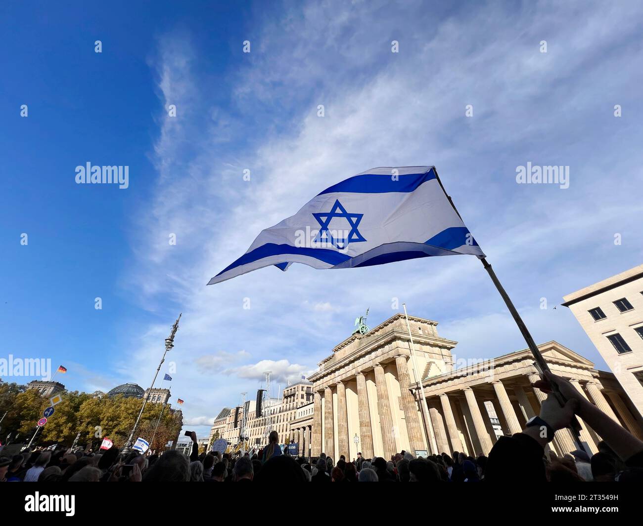 Berlin, October 22, 2023 Hundreds gather in Berlin for Israel ...