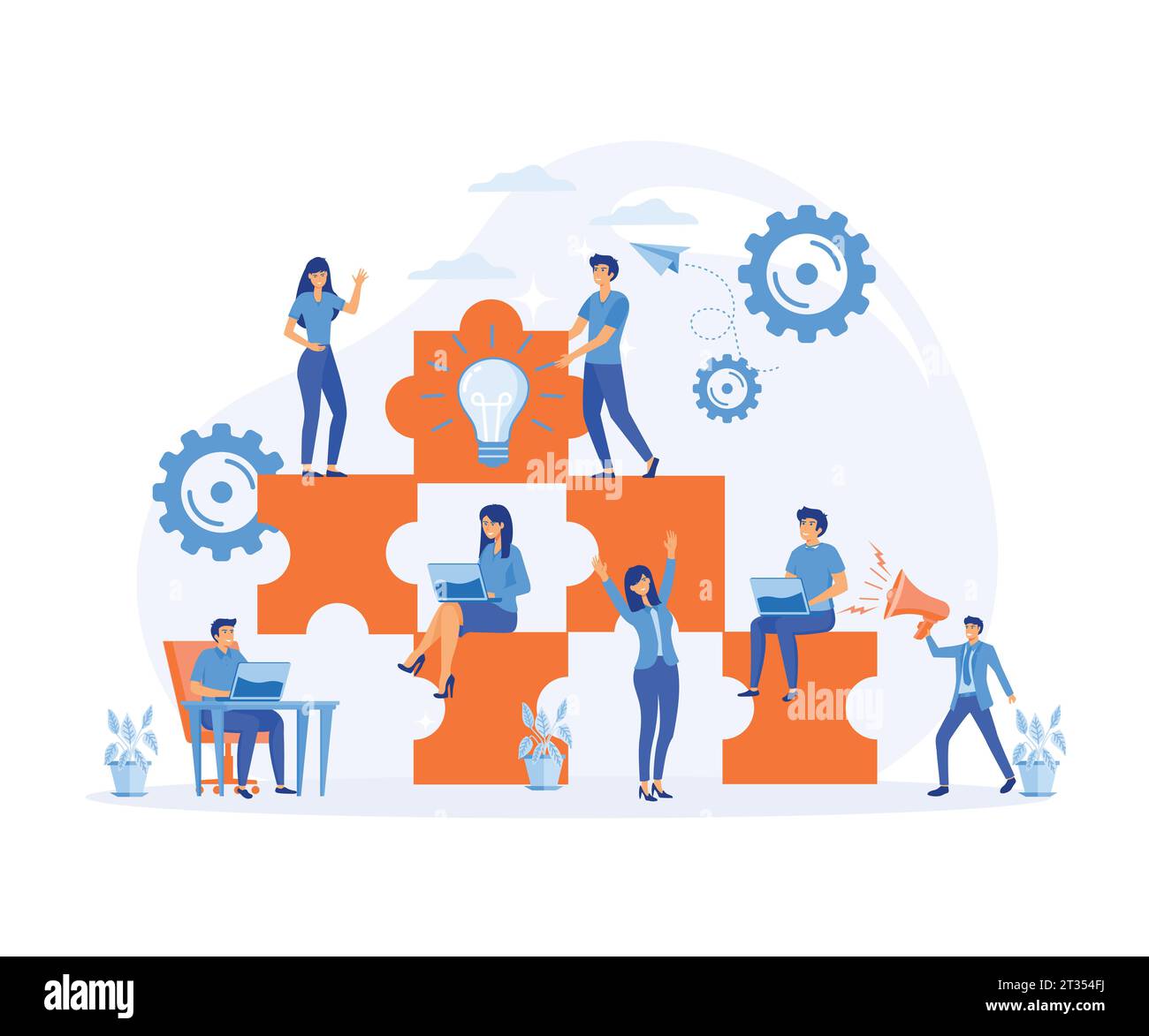 Joint planning Stock Vector Images - Alamy
