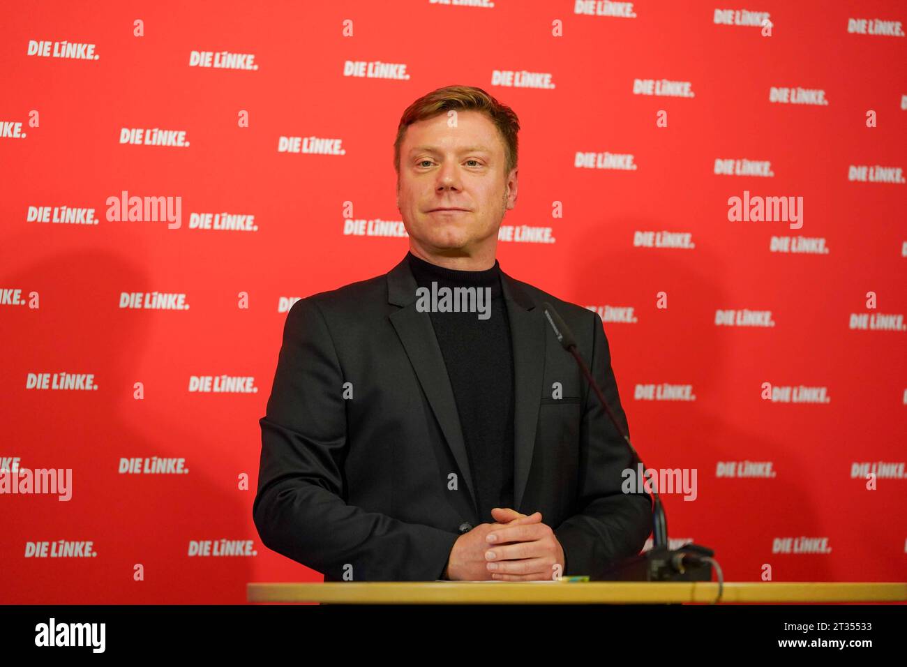 Berlin, Deutschland 23. Oktober 2023: Pressekonferenz Die Linke - 23.10 ...